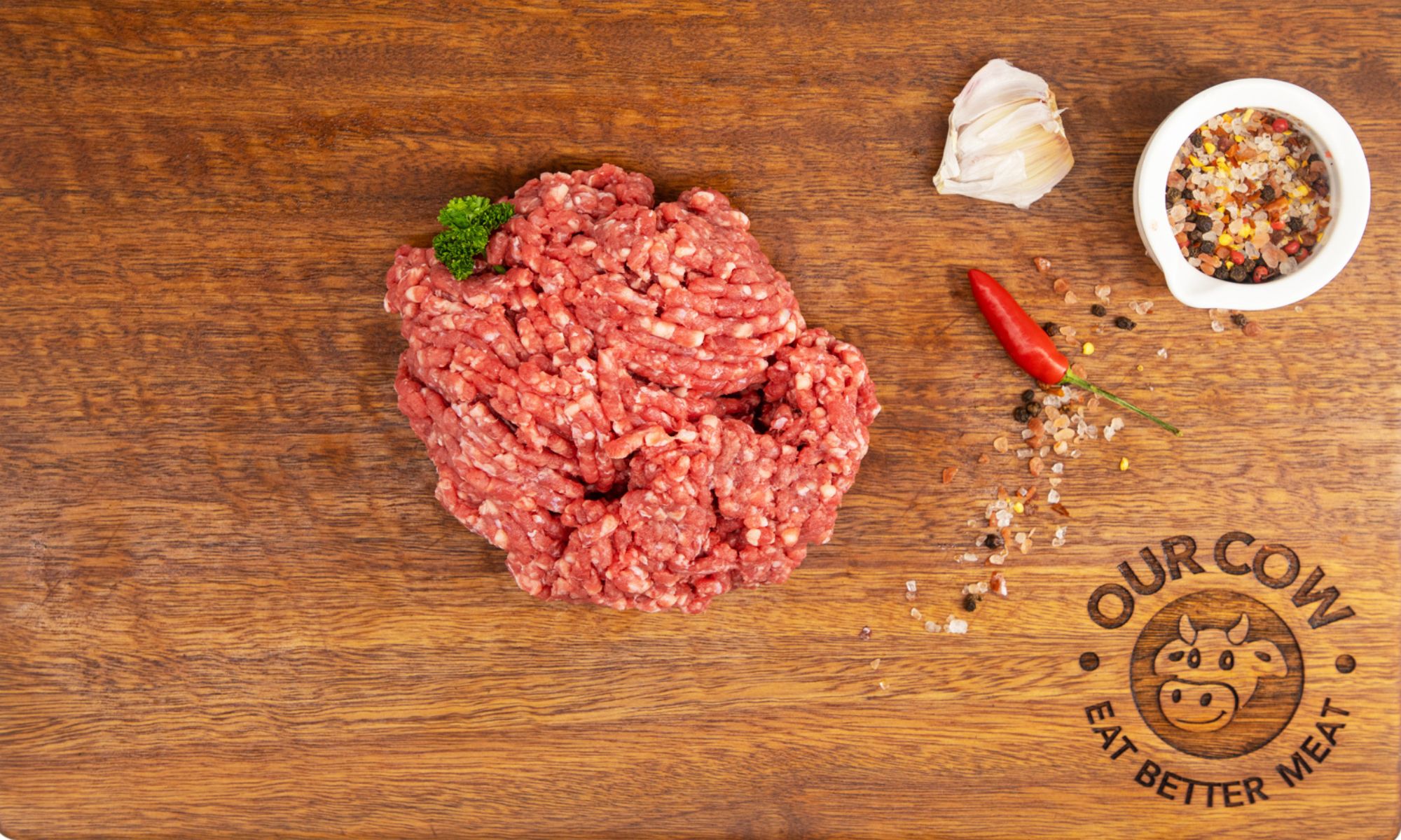Grass Fed Beef Mince (500g) - Our Cow
