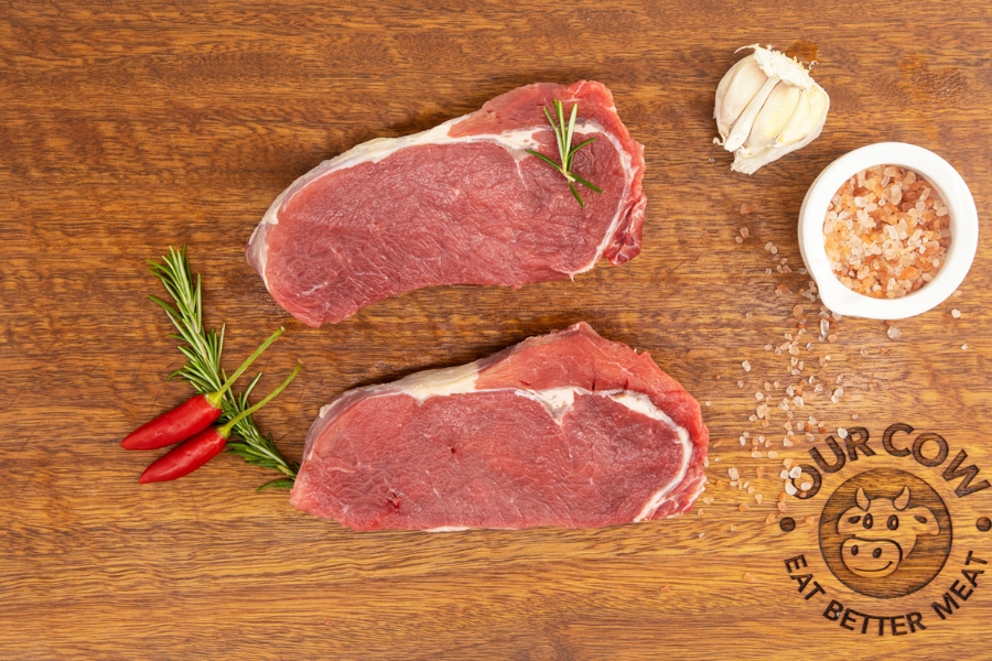 2 Grass Fed Rib Fillet Steaks | Our Cow